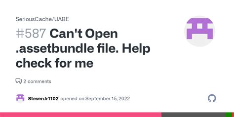 Can T Open Assetbundle File Help Check For Me Issue