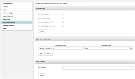 Notification Settings Nevis Documentation