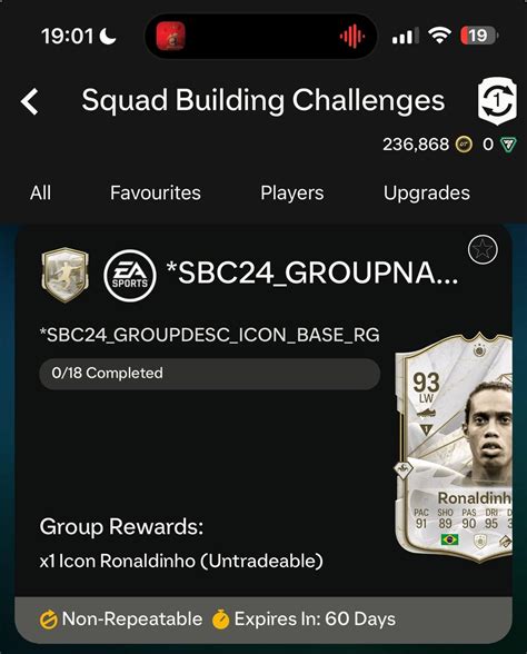 Ronaldinho Sbc Out Reasportsfc