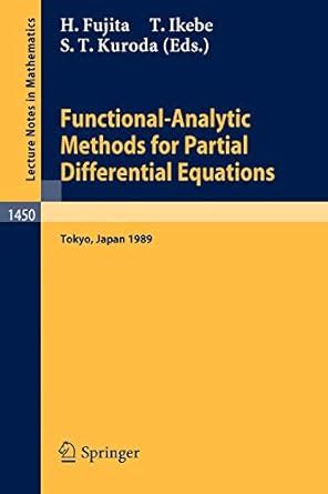 Buy Functional Analytic Methods For Partial Differential Equations Proceedings Of A Conference