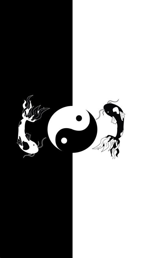 Cute Ying Yang Wallpapers Wallpaper Cave