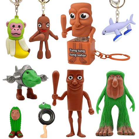Tung Tung Tung Sahur Quackey Toys That Quacks Quacking Toy Keychain Quacking Keychain Usb