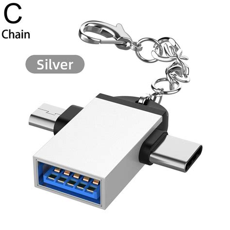 New Connector Otg Usb Female To Micro Usb C Male Converter Adapters