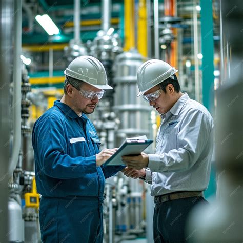 Engineers Performing A Root Cause Analysis To Address Production Inefficiencies Premium Ai