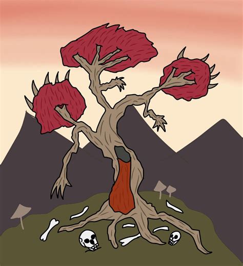 Day 22 Heres Jubokko A Yokai In Japanese Mythology Known For Basically