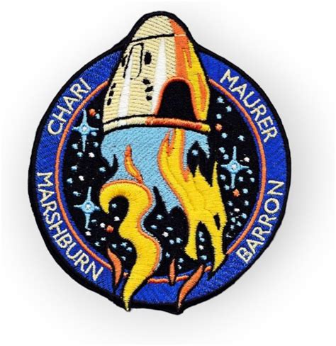 Authentic Spacex Crew 3 Iss Mission Ab Emblem Crew Dragon 4