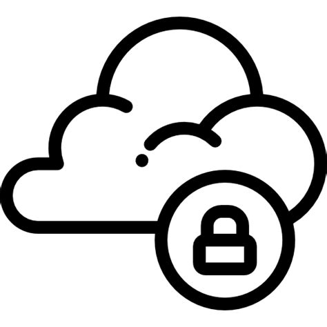 Cloud Detailed Rounded Lineal Icon Cloud Detailed Rounded Lineal Icon