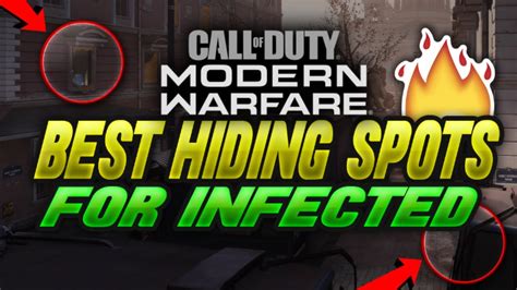 BEST HIDING SPOTS CAMPING SPOTS FOR INFECTED ON MODERN WARFARE YouTube