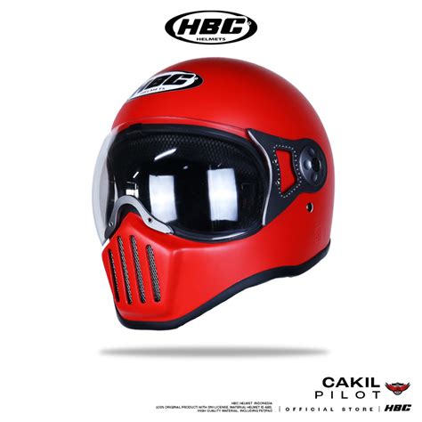 Jual Hbc Helm Cakil Pilot Solid Shopee Indonesia