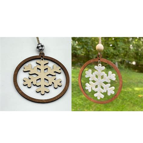 Snowflake Ornament Svg Snow Flake Svg Winter Ornaments Cold Weather