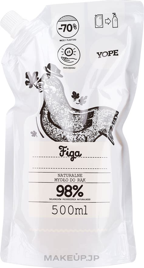 Yope Fig Tree Natural Liquid Soap Refill Pack 98 Liquid Soap Figs