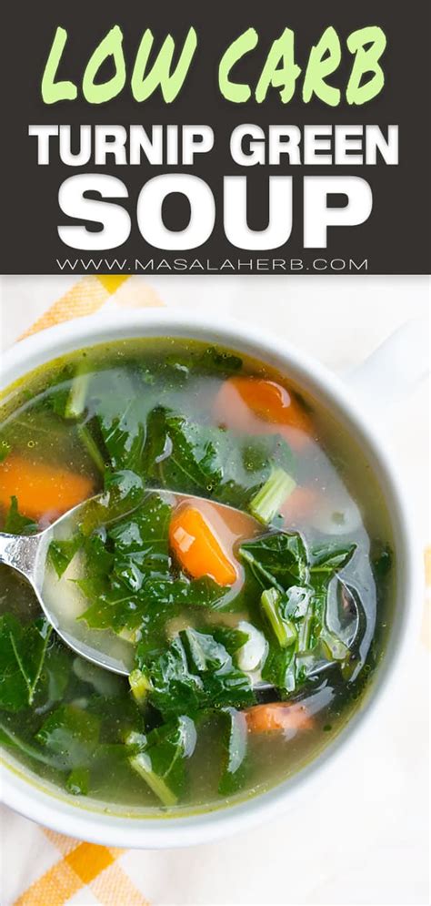 Fresh Turnip Green Soup Recipe Video 🥬