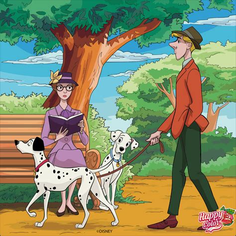 Perdita And Anita Noticed Pongo And Roger By Princesslayla20 On Deviantart