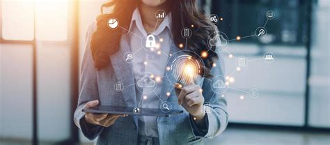 Businessmen Fingerprint Scanning And Biometric Authentication