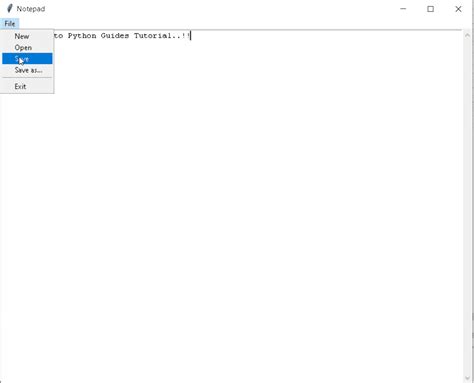Python Tkinter Save Text To File - Python Guides