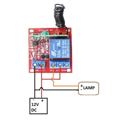 RF Wireless Relay Module With Remote Control V One Channel Generic The IndustryMart