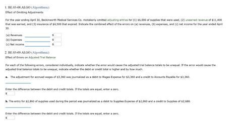 solved 1 be 03 08 algo algorithmic effect of omitting