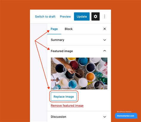 Featured Image In WordPress Themes Harbor