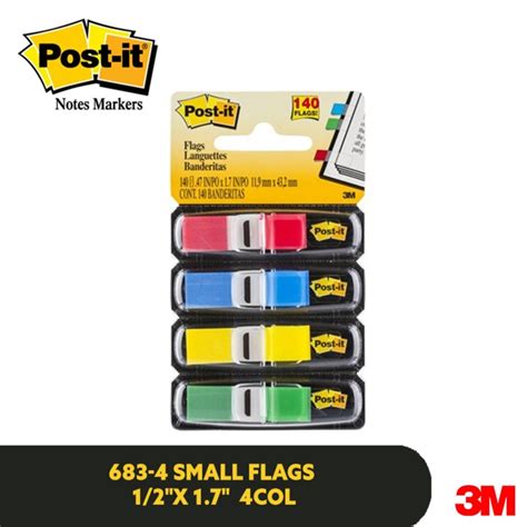 M Post It SMALL FLAGS X Color Sheets Shopee Singapore