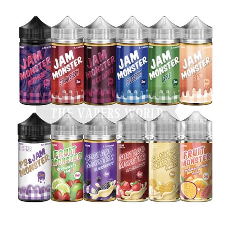 Buy Jam Monster Vape Juice Online E Liquid The Vapers World