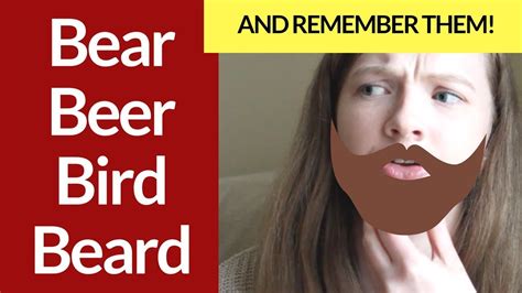 How To Pronounce Bear Beer Bird Beard In English Youtube