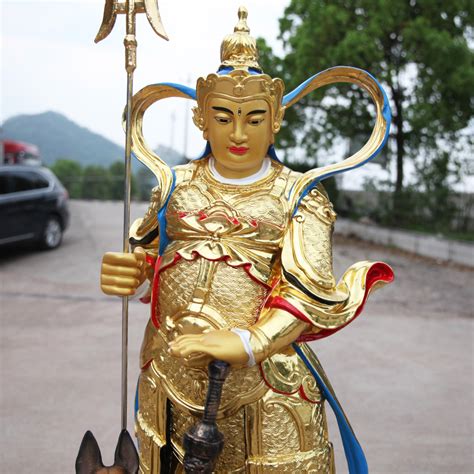 寺庙二郎神神像杨戬佛像摆件居家供奉二郎神佛像1米6站二郎神虎窝淘