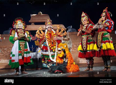 Yakshagana Mahishamardini Epic Traditional Folk Dance By Sri