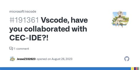 Vscode Have You Collaborated With CEC IDE Issue