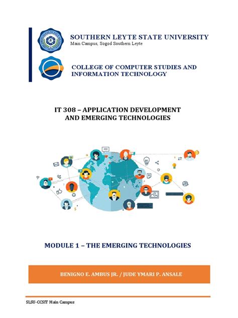 Module 1 Application Development And Emerging Technologies Pdf
