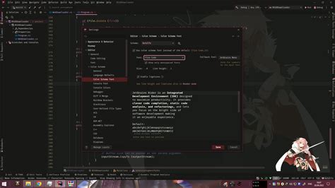 Can T Change Editor Font Issue Doki Theme Doki Theme Jetbrains GitHub