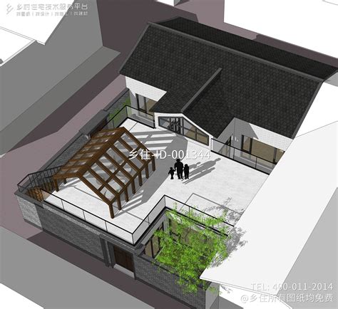 北京通州刘家新中式别墅 免费图库 乡住