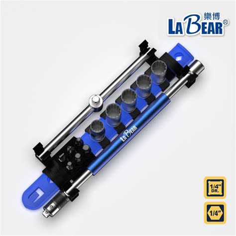 【labear X Krace】全新聯名 T型扳手工具組 15pcs T型滑桿 套筒起子兩用接桿 超短套筒 機車維修 蝦皮購物