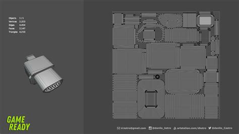 Artstation Nes Console Control Lowpoly 4k Textures Game Assets