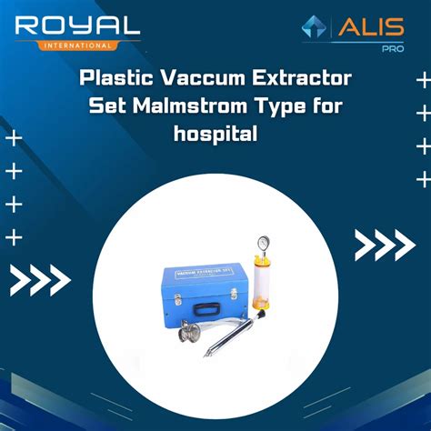 Plastic Vaccum Extractor Set Malmstrom Type For Hospital 760 Mm Hg At