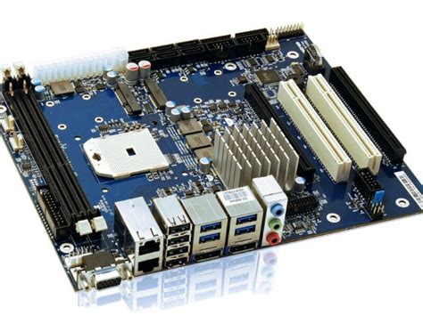 flex atx motherboard with amd r series apu for graphics intensi