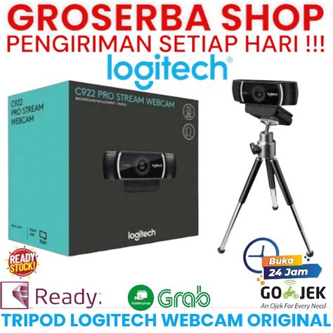Tripod Webcam Logitech Original C922 Pro C920 Pro Brio 4k Tripod