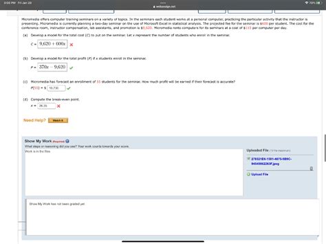 Solved A Develop A Model For The Total Cost C To Pu