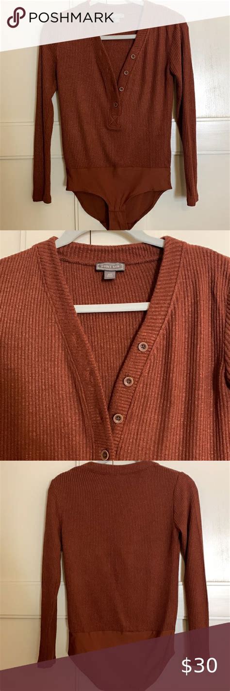 J Crew Point Sur Rust Colored Bodysuit Style Rust Color J Crew