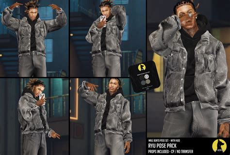 Second Life Marketplace Of Breed Ryu Pose Pack ~ Bento For Pics