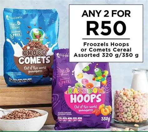 Froozels Hoops Or Comets Cereal Assorted 320g 350g Offer At Food Lover