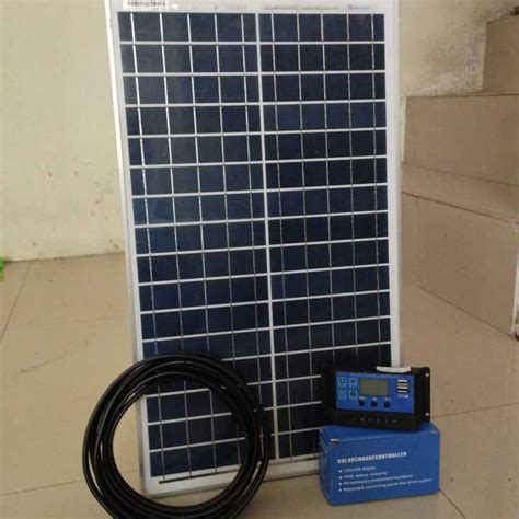 Panel Surya Satu Set 30 Wp Controler Dan Kabel Surya Lazada Indonesia