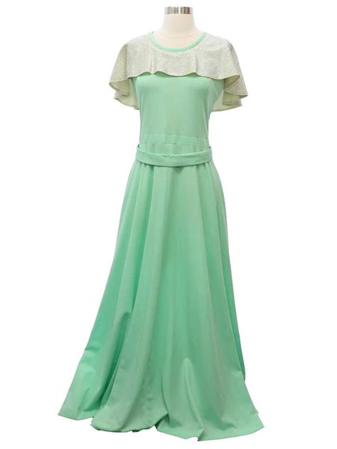 1970s Prom Or Cocktail Dress Gem