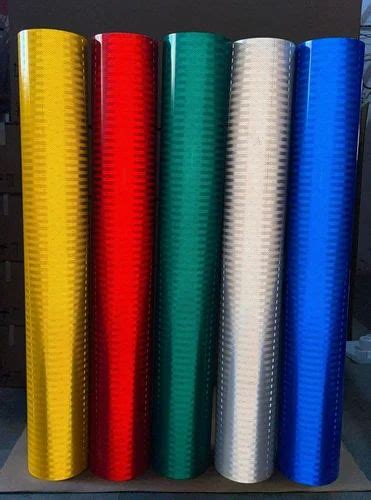 Multicolor Pvc Radium Reflective Tape Packaging Type Roll At ₹ 16sq