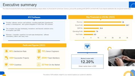 Executive Summary Software And Application Development Company Profile