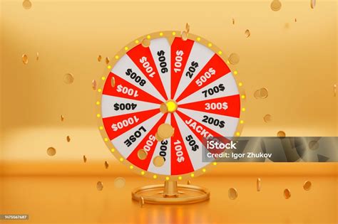 금 배경에 날아다니는 동전이 있는 3d 회전 행운의 바퀴 현실적인 3d 럭키 룰렛 도박 개념 디자인 온라인 카지노 3d 렌더링 그림입니다 바퀴에 대한 스톡 사진 및 기타