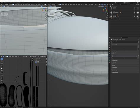 Mesh How To Fix Improper Ao Shadow Issue Trying To Bake Ambient Occlusion Map On A Shoe Model