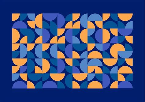 Premium Vector Geometric Pattern Background Of Vector Scandinavian Abstract Color Or Swiss