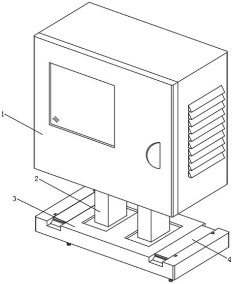 一种防震轨道交通双向变流器的安装结构的制作方法