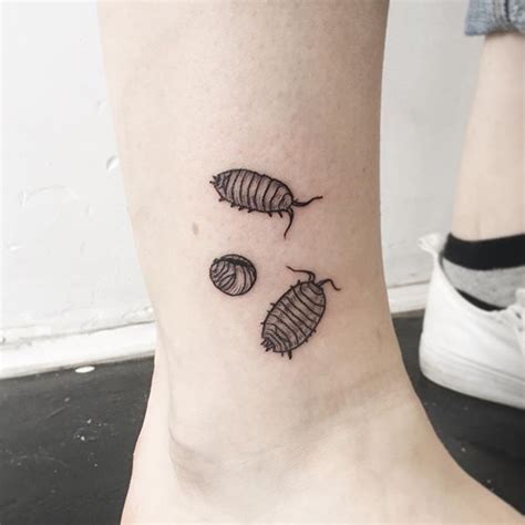 Pill Bugs Thanks Josie Bug Tattoo Simplistic Tattoos Insect Tattoo