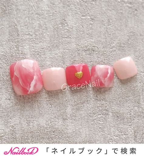 オールシーズンパーティーデート女子会フット Gracenailのネイルデザイン No9009065 ｜ネイルブック